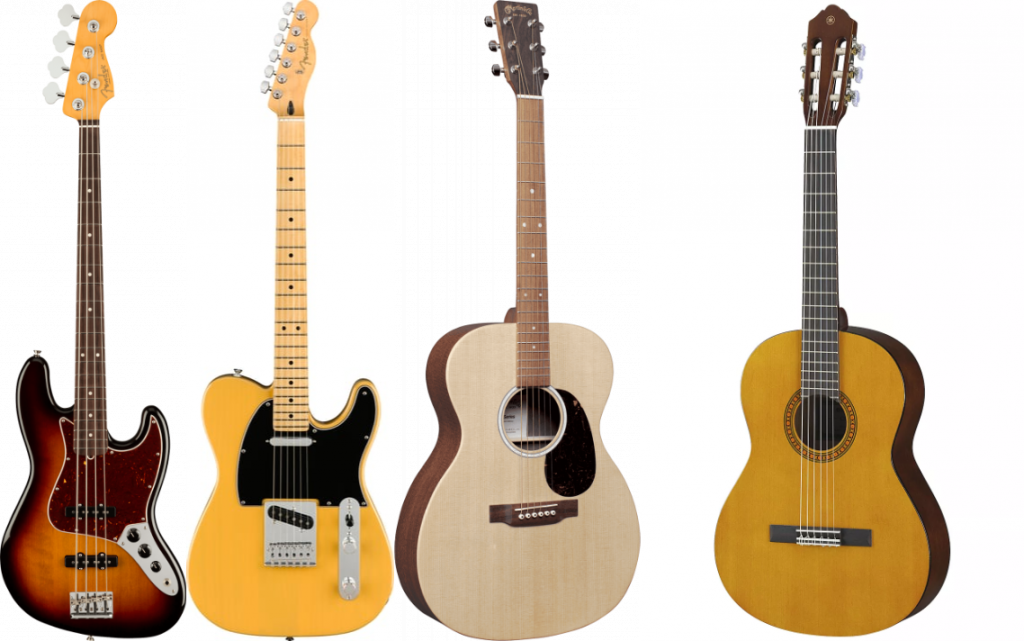 Les différentes formes de guitares: comment choisir et quelles ...